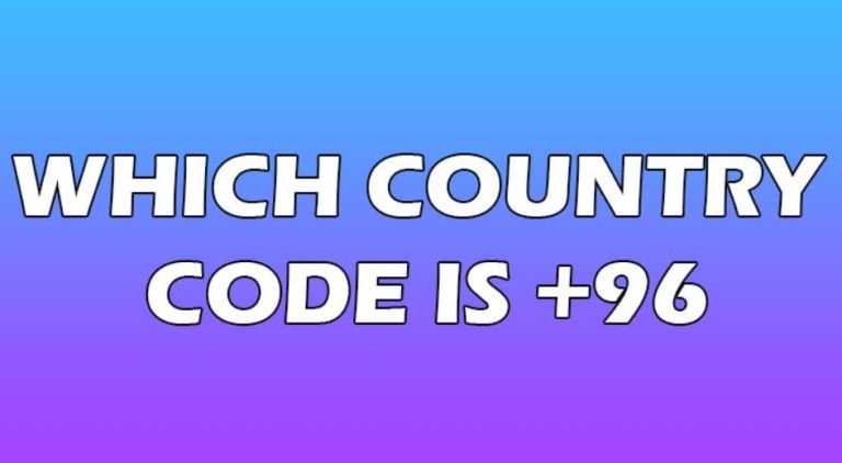 Unraveling The Mystery Of The +96 Country Code