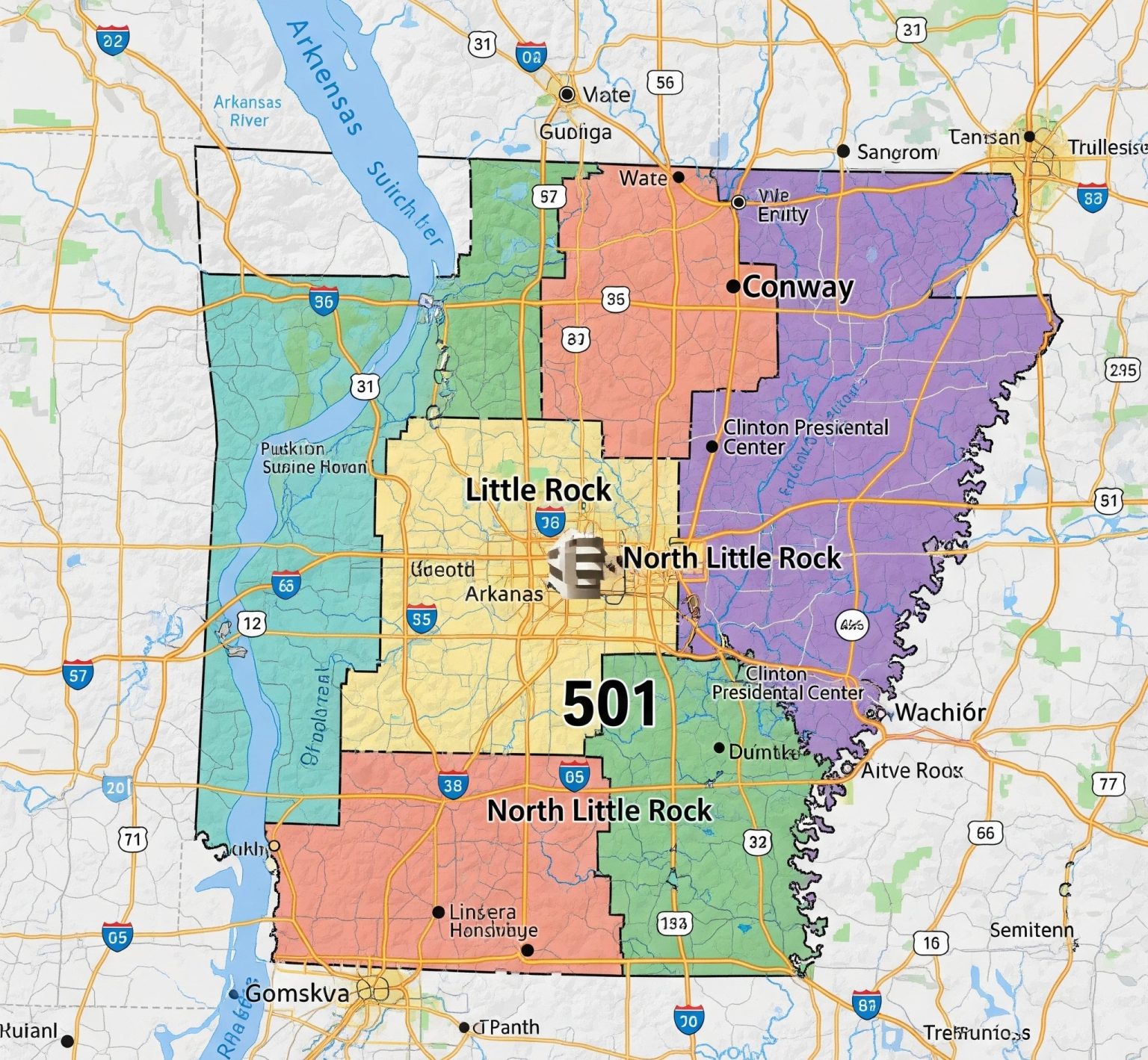 The Surprising Truth About The 501 Area Code And The Golden State